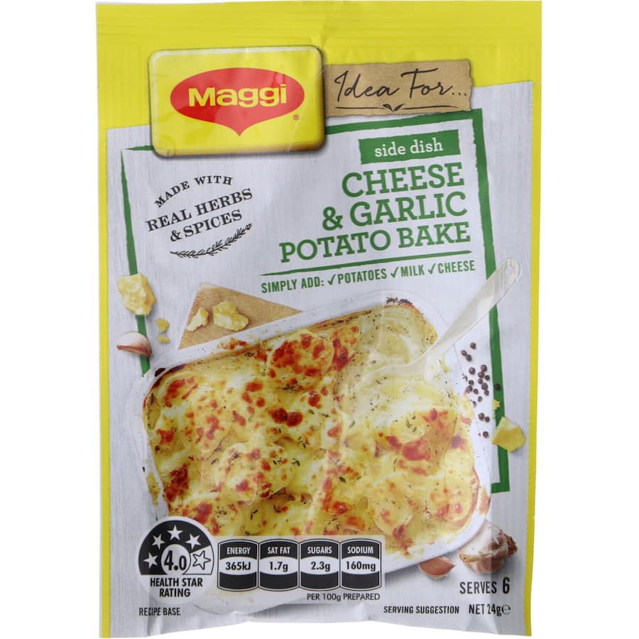 Gluten Free - Maggi Side Dish Potato Bake Cream Cheese & Garlic ...
