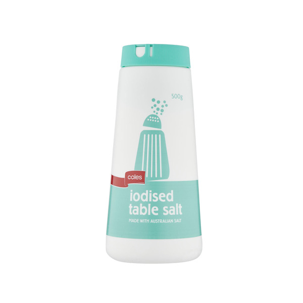 Made in Australia - Coles Iodised Table Salt | myWellabee
