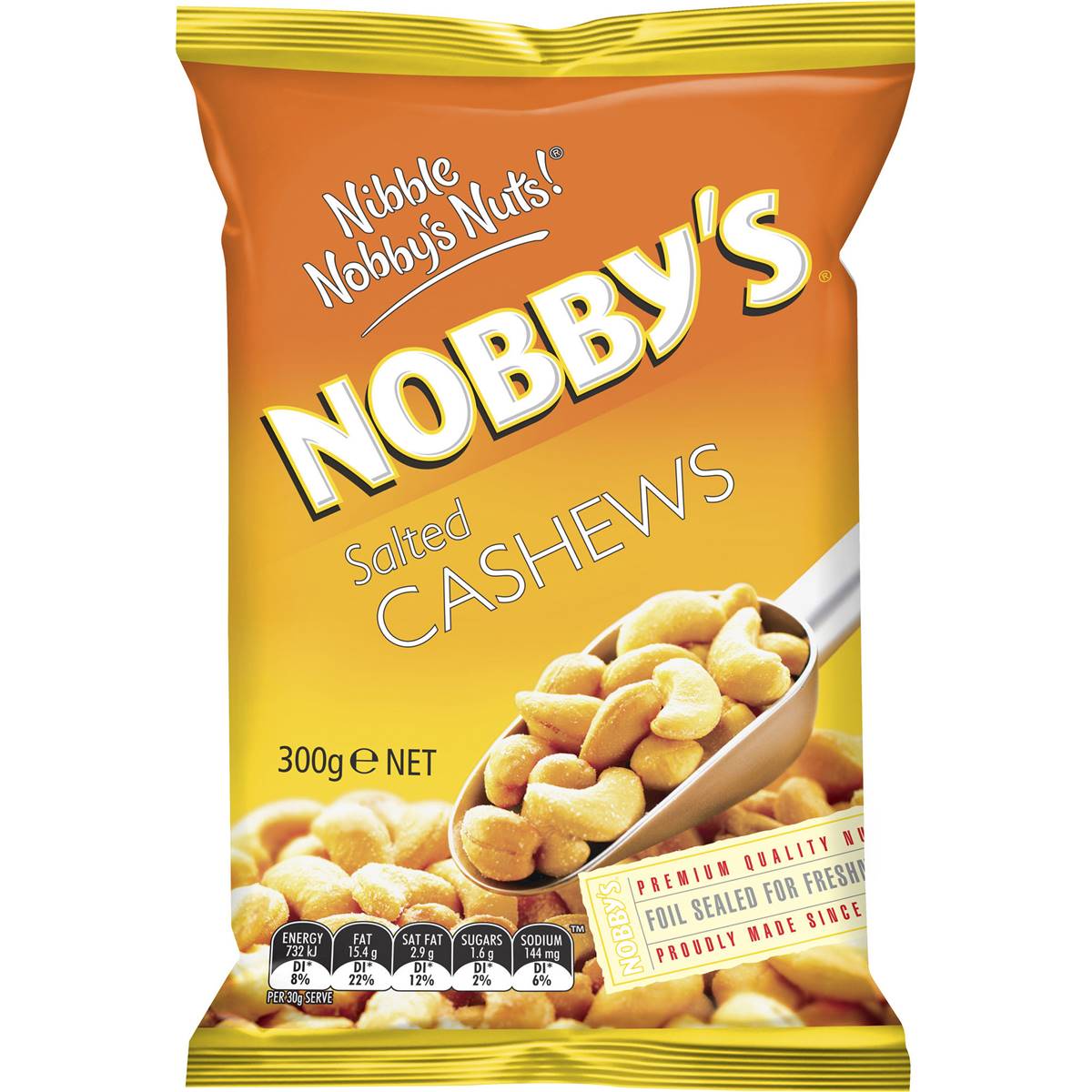 - Nobby's Salted Cashews Nuts Tossed In Sea Salt | myWellabee