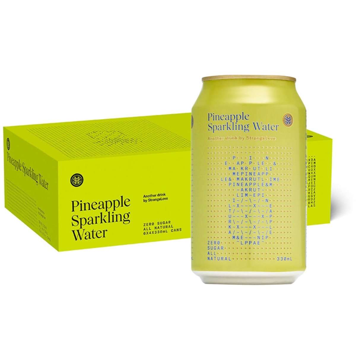 - Strangelove Pineapple Sparkling Water Cans6X4 Pack | myWellabee