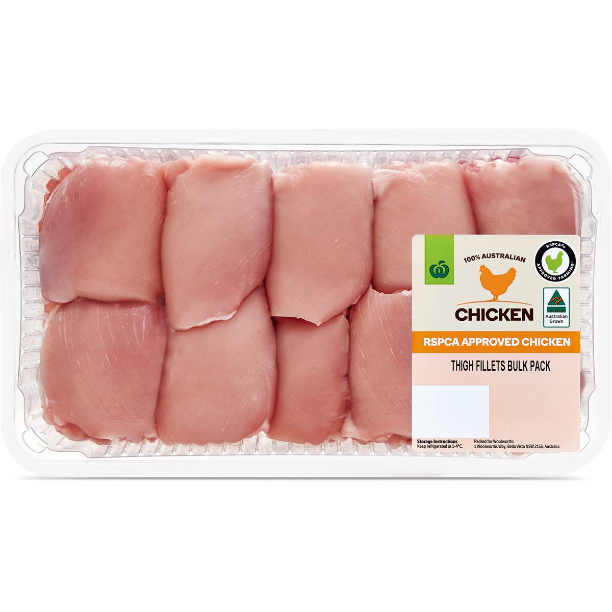 Low Sodium - Woolworths Rspca Approved Fresh Chicken Thigh Fillets ...