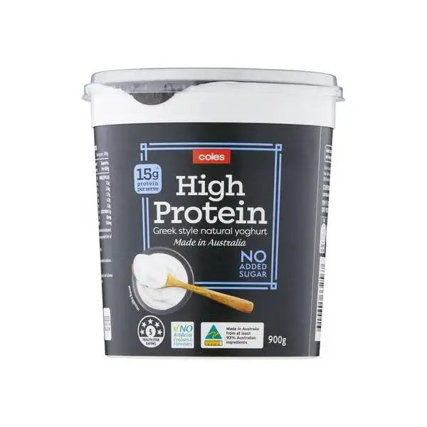 Almond Free - Coles High Protein Yoghurt | myWellabee