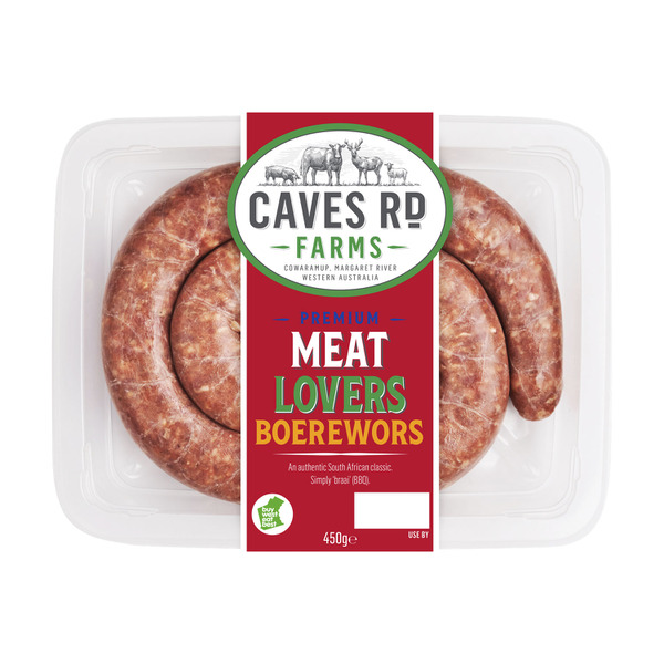 - Caves Road Farms Prem Meat Lovers Boerewors Sausages | myWellabee