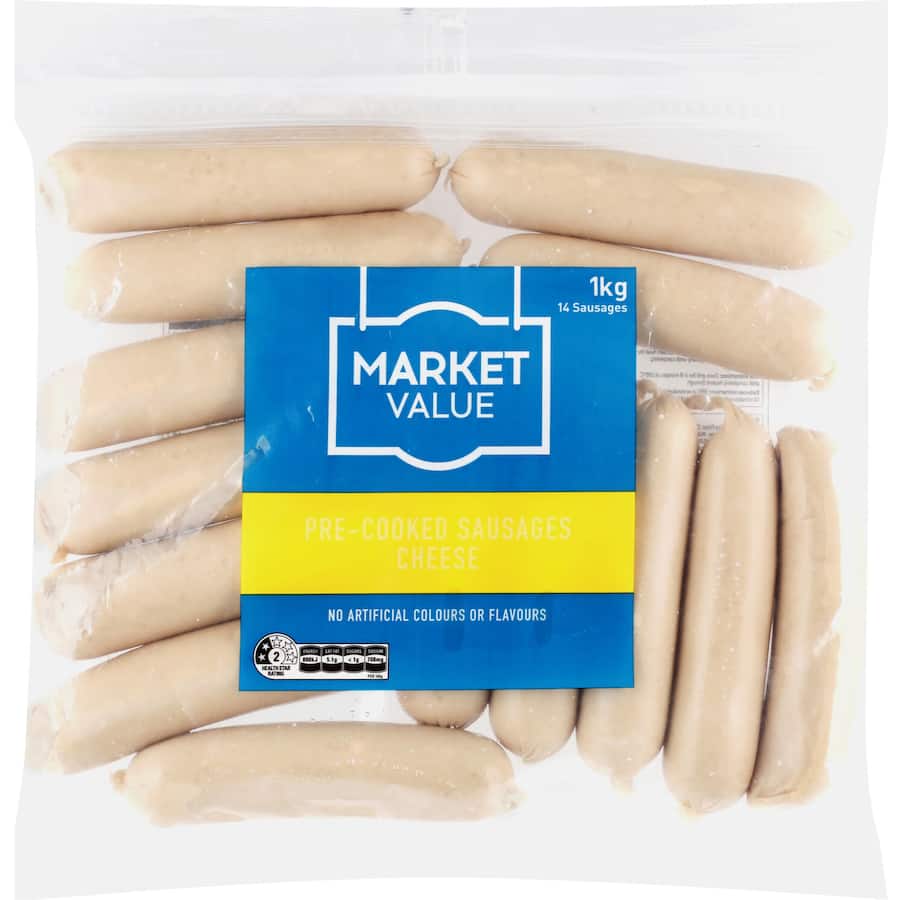 Made in New Zealand - Countdown Sausages Precooked Cheese | myWellabee