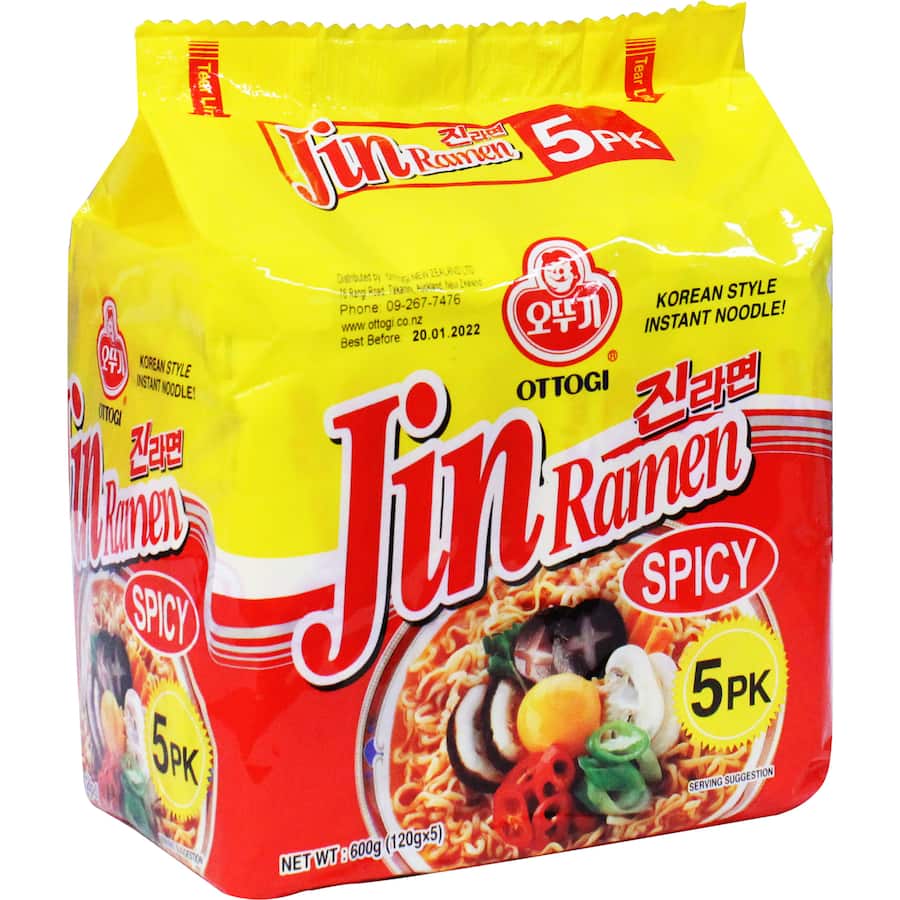 - Ottogi Jin Ramen Instant Noodles Multi Pack Spicy | myWellabee