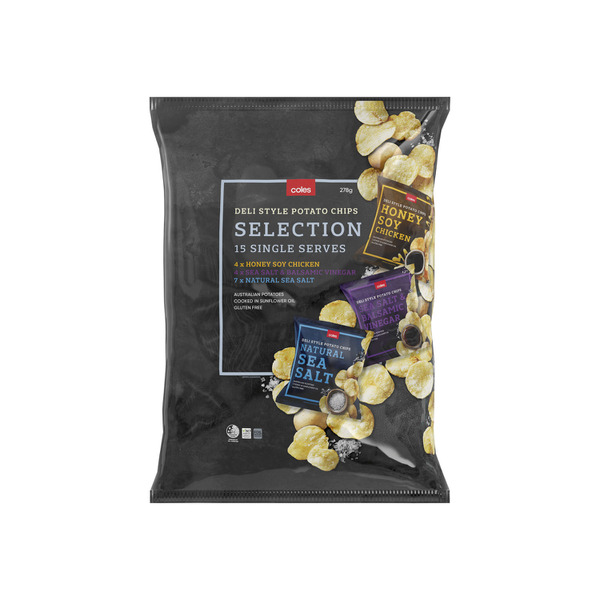 - Coles Deli Multipack Assorted Chips 15 Pack | | myWellabee