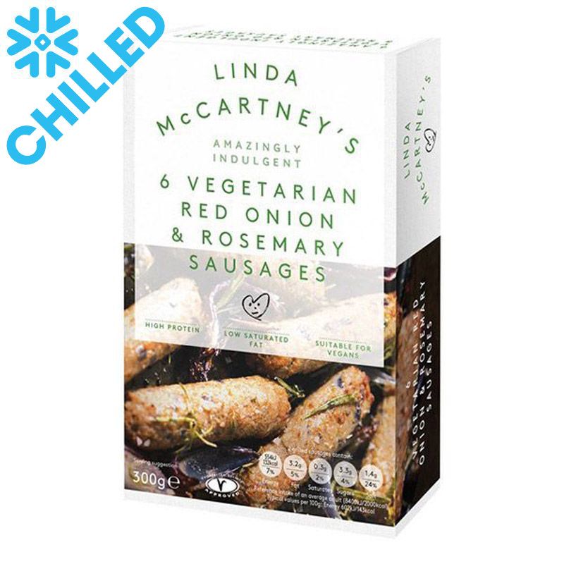 Vegan - Linda Mccartney Vegan Red Onion & Rosemary Sausages | myWellabee