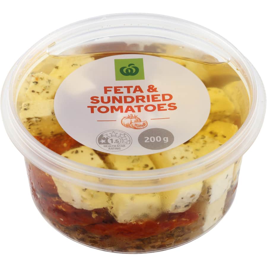New Zealand Manufactured - Countdown Antipasto Feta Sundried Tomatoes ...