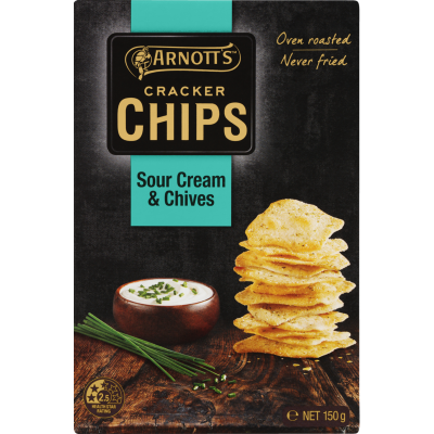 - Arnott's Gold Label Sour Cream & Chives Cracker Chips | myWellabee