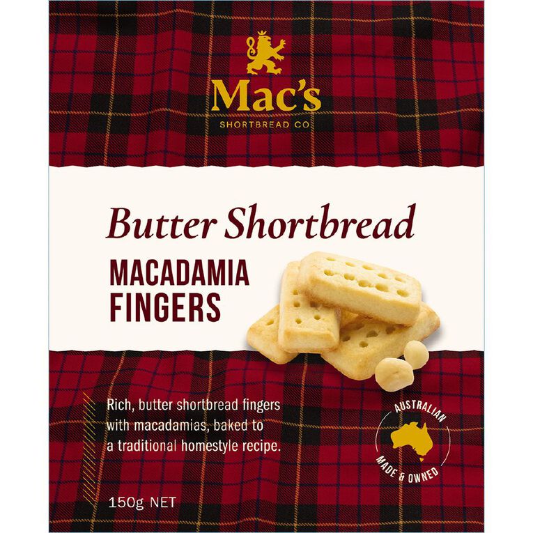 - Mac's Shortbread Macadamia Shortbread Fingers | myWellabee