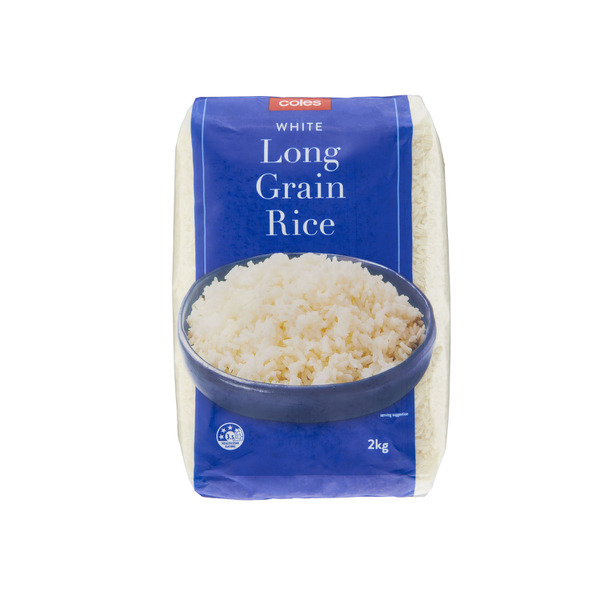 Vegetarian - Coles Long Grain White Rice | myWellabee