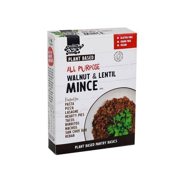 Gluten Free - Plantasy Foods Walnut & Lentil Mince | myWellabee