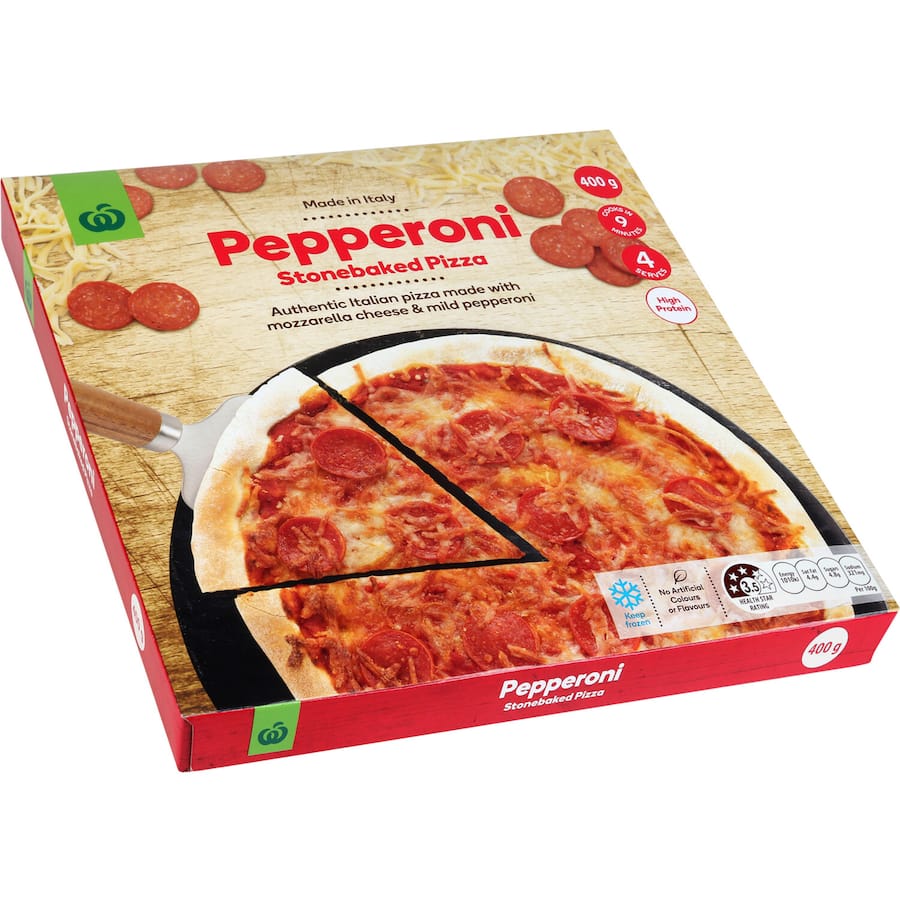 No Artificial Colours - Countdown Pepperoni Pizza | myWellabee