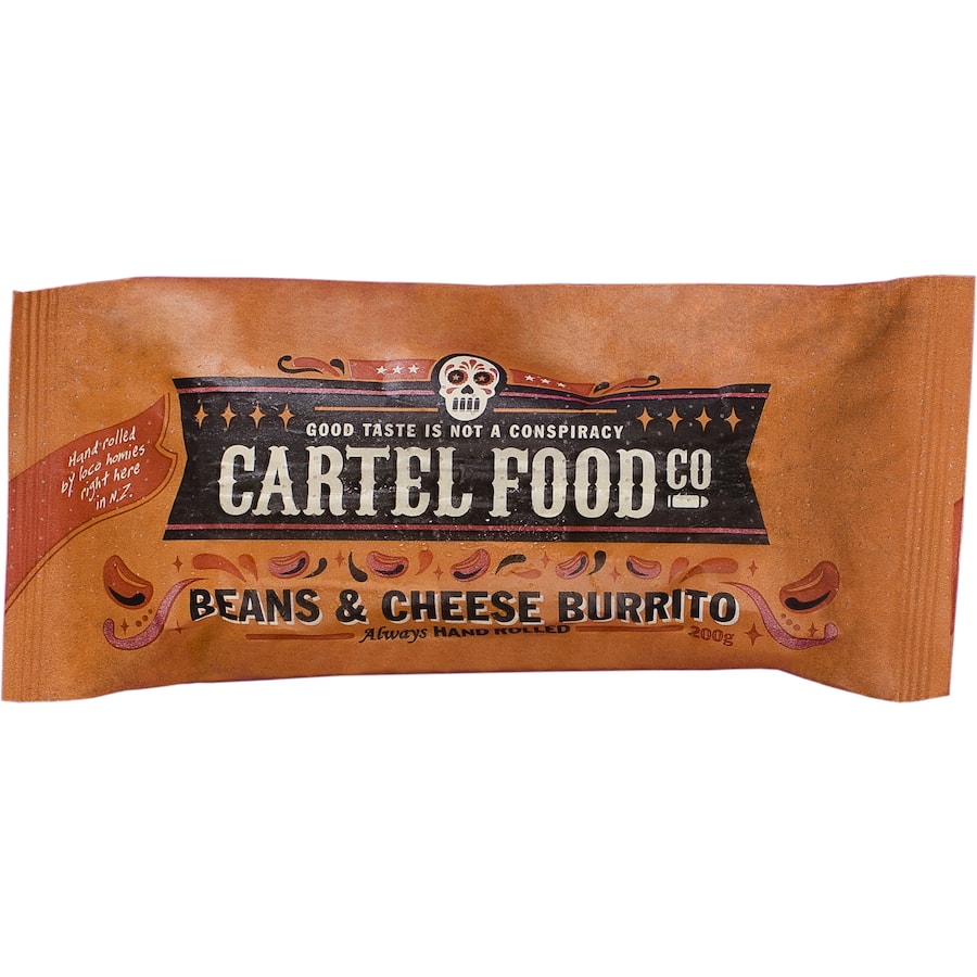 Vegetarian - Cartel Food Co Burrito Beans & Cheese | myWellabee