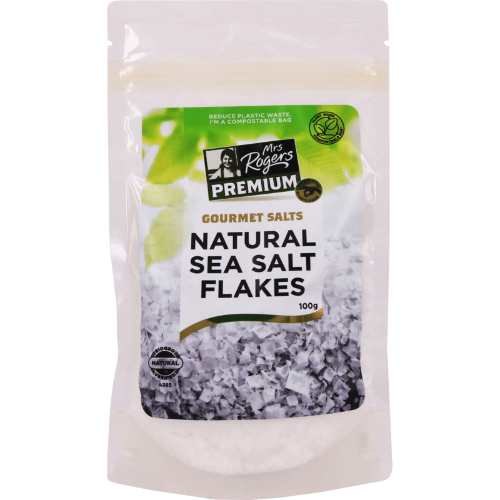 Additive Free - Mrs Rogers Premium Natural Sea Salt Flakes | myWellabee