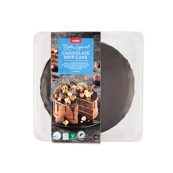 Made in Australia - Coles Chocolate Drip Cake | myWellabee