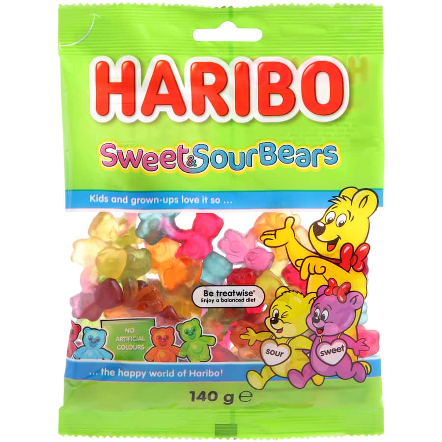 - Haribo Jelly Sweets Sweet & Sour Bears | myWellabee