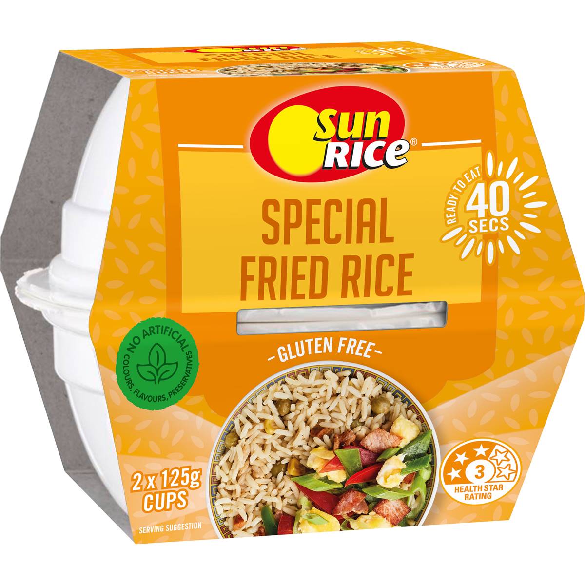 Gluten Free - Sunrice Special Fried Rice Cups 125g X 2 Pack | myWellabee
