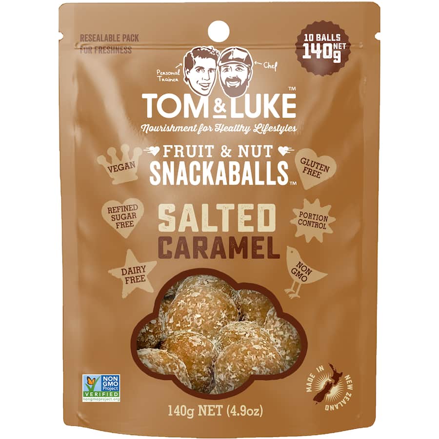 Gluten Free - Tom & Luke Snack Balls Salted Caramel | myWellabee