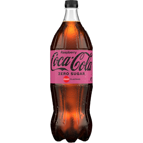 Contains Caffeine Coca-Cola Zero Sugar Raspberry Soft Dr… - myWellaBee