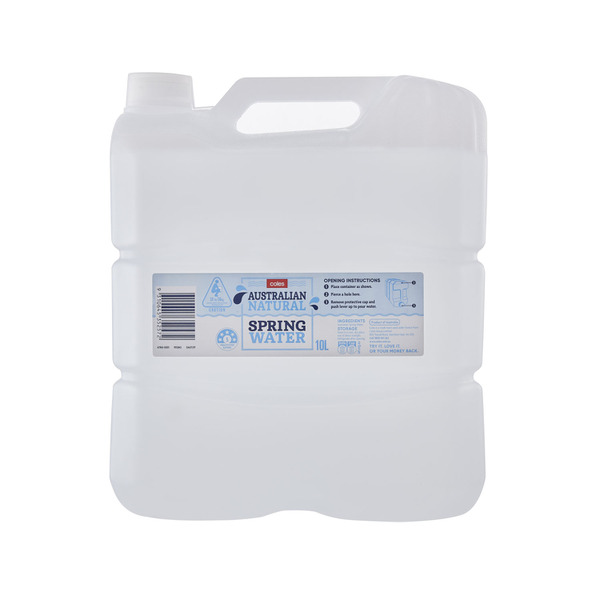 Additive Free Coles Water Spring Natural - myWellaBee